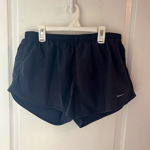 Nike | Shorts | Nike Runing Shorts Black Striped Design | Poshmark